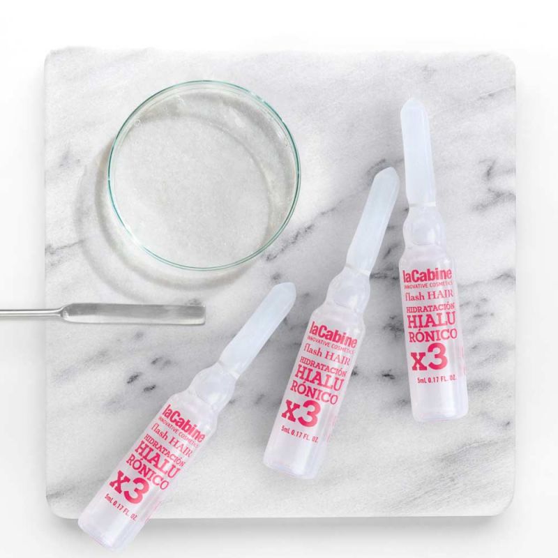 Flash Hair Moisturizing Hyaluronic, fiole 7 x 5 ml - laCabine Cosmetics